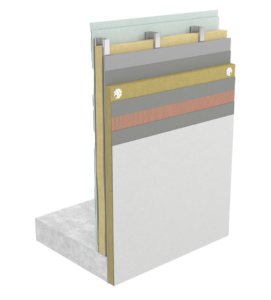 Render Cladding Support Systems - Cladmate - Cladding Support Systems